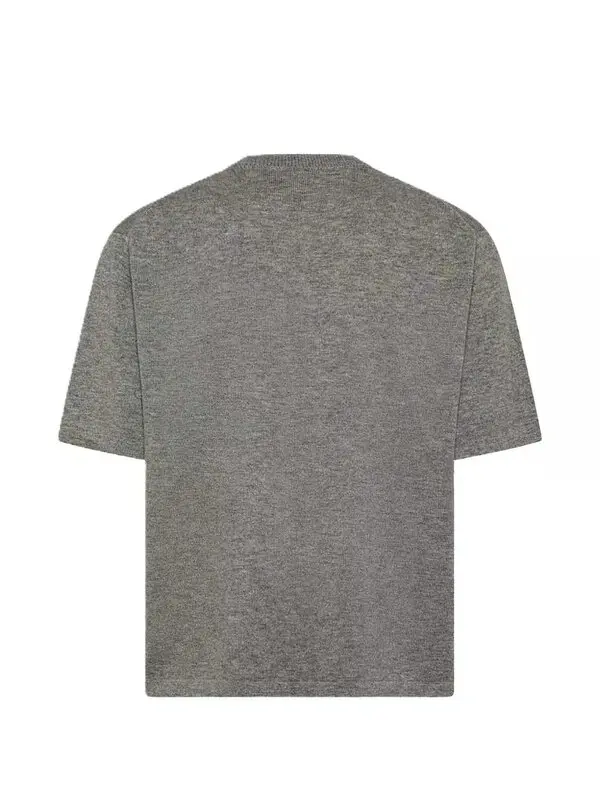 CYCLE Gino Logo-embroidered T-shirt