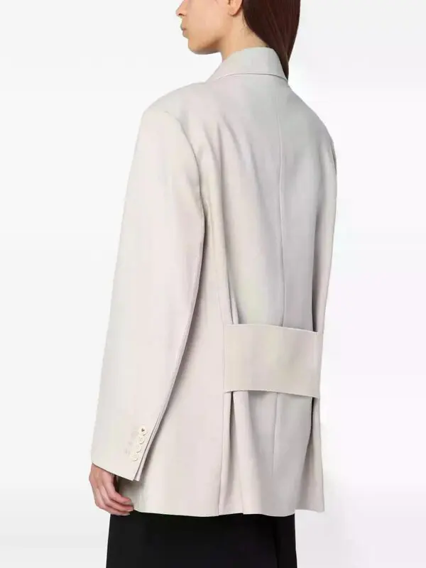 Victoria Beckham Double-breasted Peak-lapel Blazer