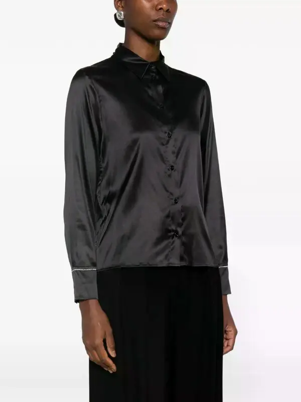 Peserico Satin-finish Button-up Shirt