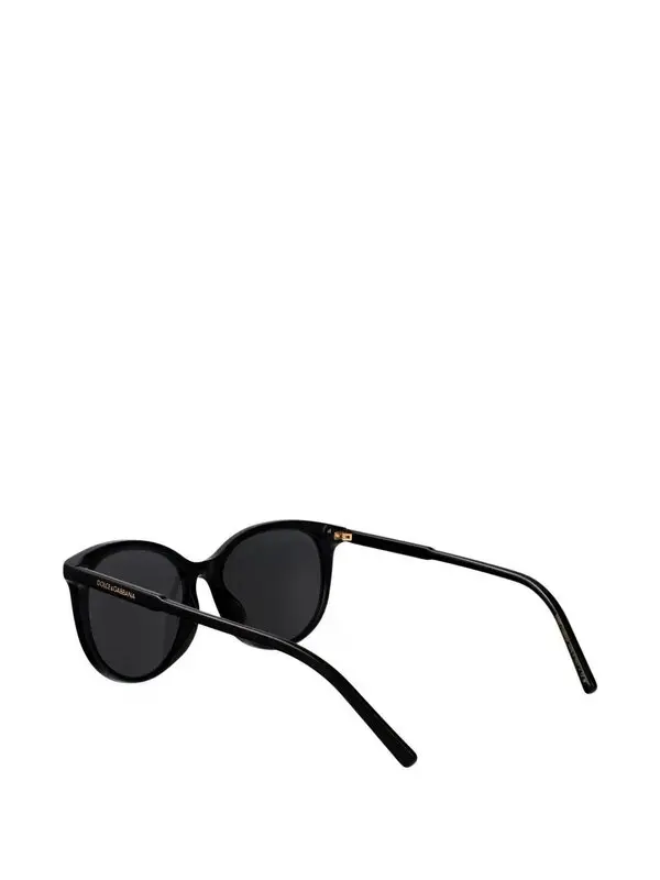 Dolce & Gabbana Logo-print Round-frame Sunglasses