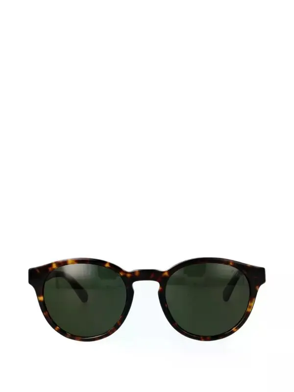 Polo Ralph Lauren Tortoiseshell-effect Round-frame Sunglasses