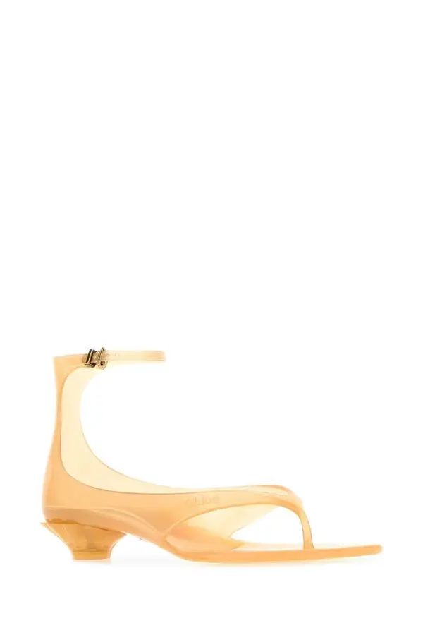 Chloé Tpu Jelly Thong Sandals - Yellow
