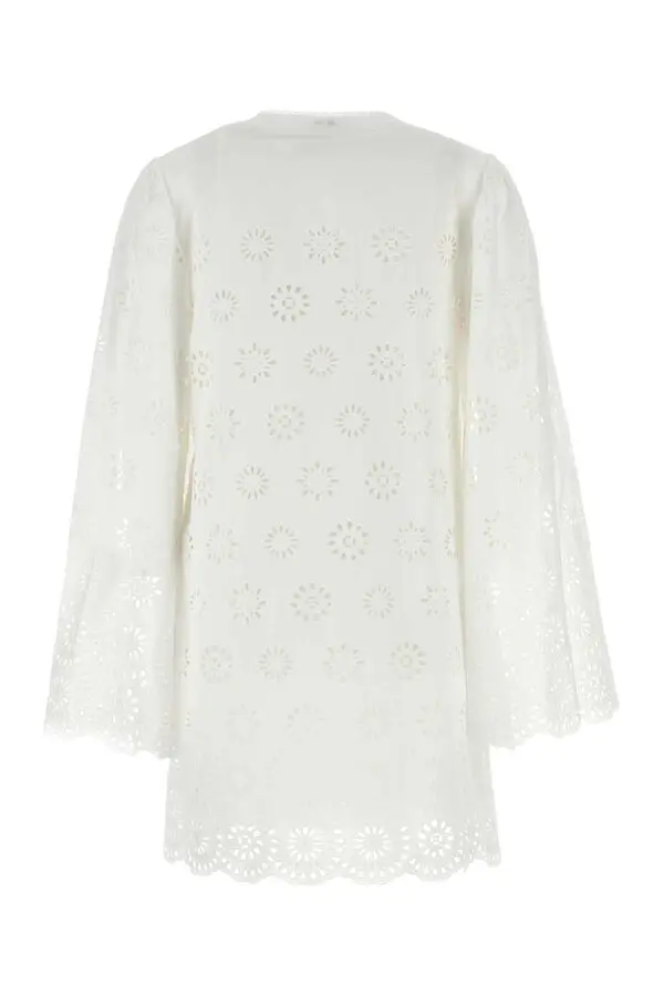 Chloé Broderie Anglaise Mini Dress