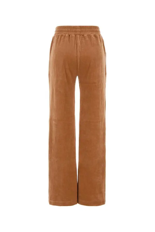 Chloé Peach Velvet Joggers