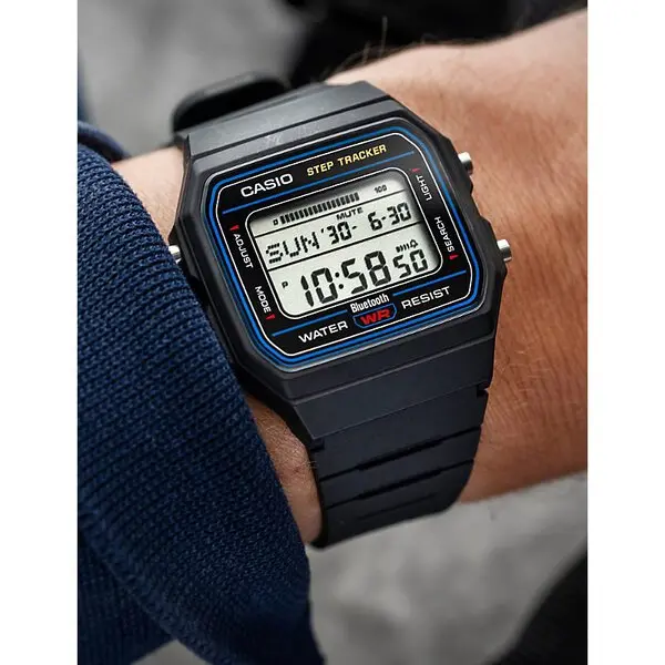 Casio F-b100w-1a Resin Digital Watch 38.1mm