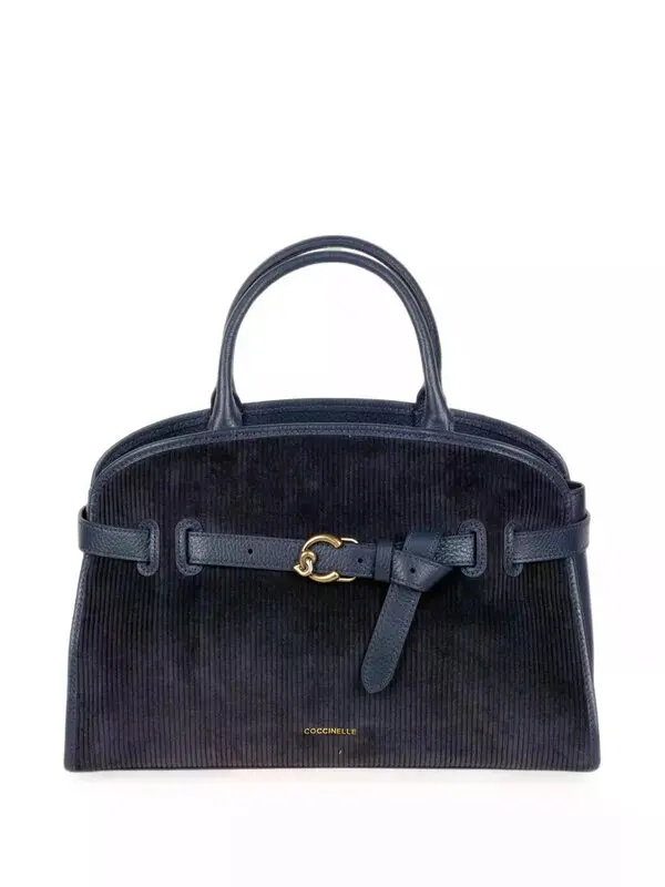 COCCINELLE Sabine Corduroy-effect Leather Tote Bag
