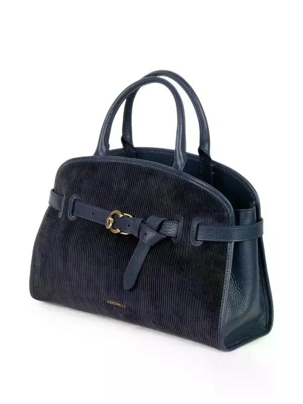 COCCINELLE Sabine Corduroy-effect Leather Tote Bag