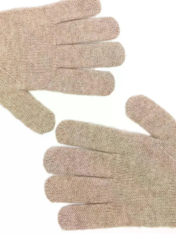ABSOLUT CASHMERE Ribbed-cuff Cashmere Gloves