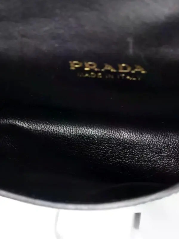 Prada Cahier Embellished Leather Micro Crossbody Bag