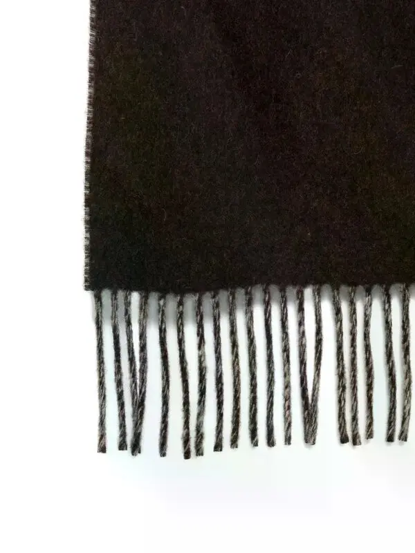 Jacquemus Logo-intarsia Fringed Scarf