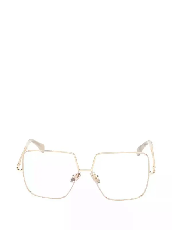 Max Mara Geometric-frame Glasses - Neutrals