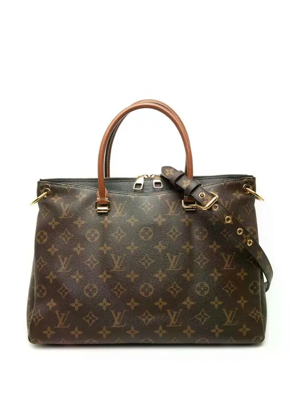 LOUIS VUITTON 2014 Monogram Pallas Mm Satchel - Brown