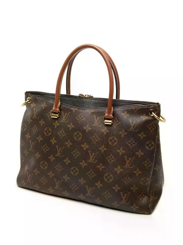 LOUIS VUITTON 2014 Monogram Pallas Mm Satchel - Brown