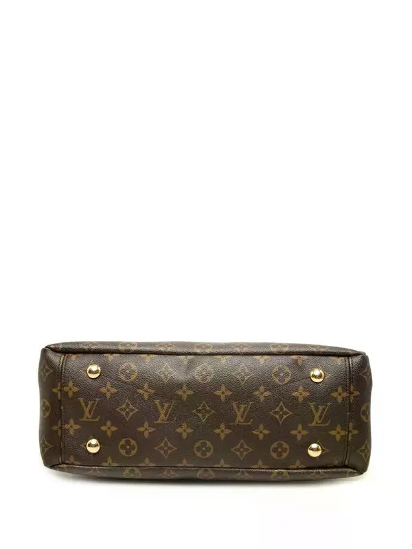 LOUIS VUITTON 2014 Monogram Pallas Mm Satchel - Brown