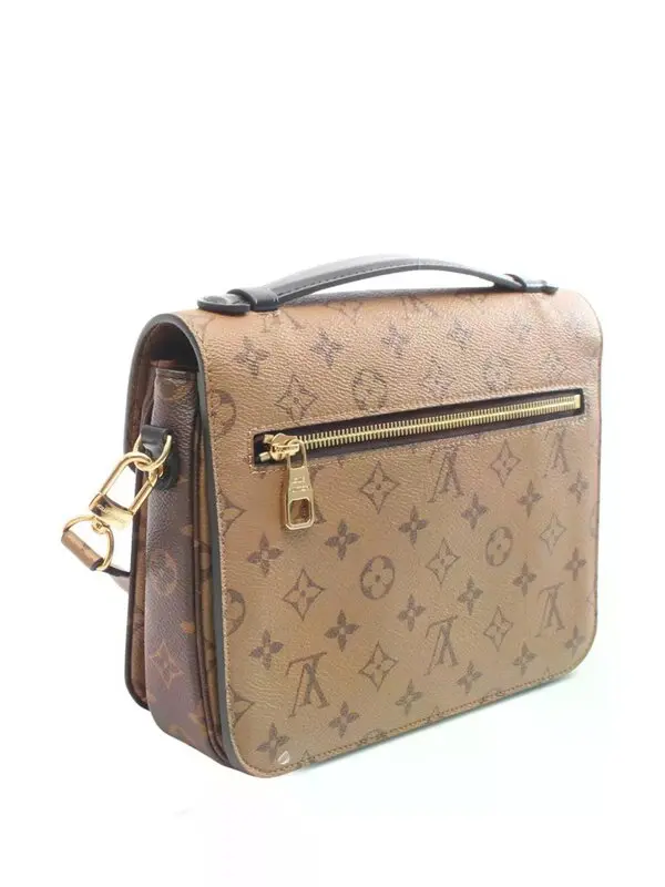 LOUIS VUITTON 2021-2026 Monogram Reverse Pochette Metis Satchel