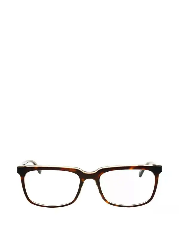 Guess Tortoiseshell-effect Rectangle-frame Glasses - Brown