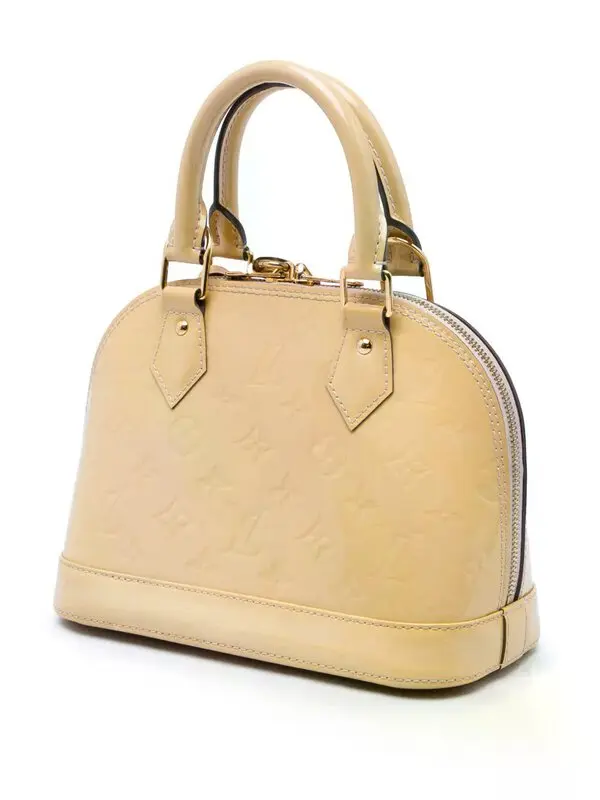 LOUIS VUITTON 2013 Monogram Vernis Alma Bb Satchel