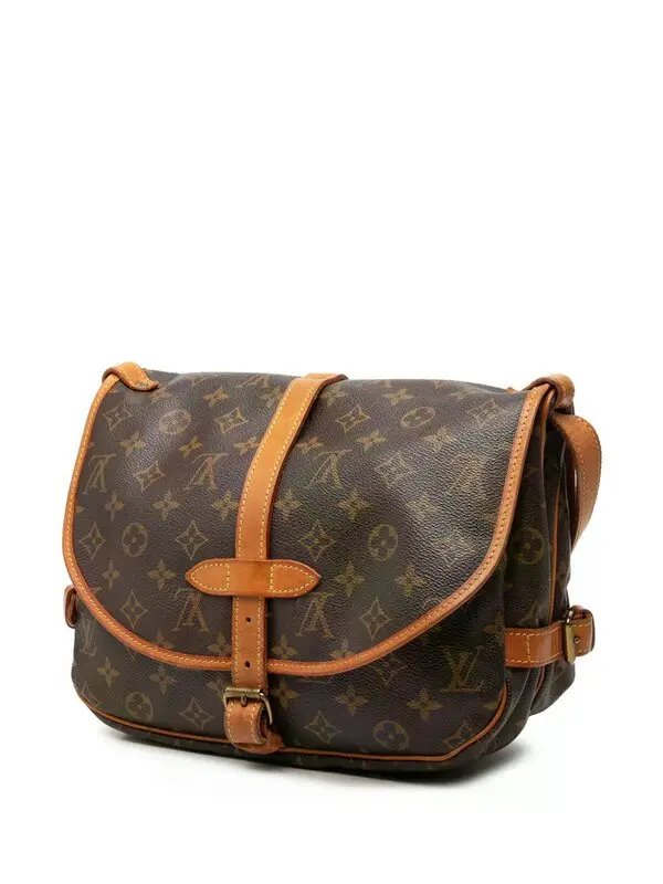 LOUIS VUITTON 1991 Monogram Saumur 30 Crossbody Bag