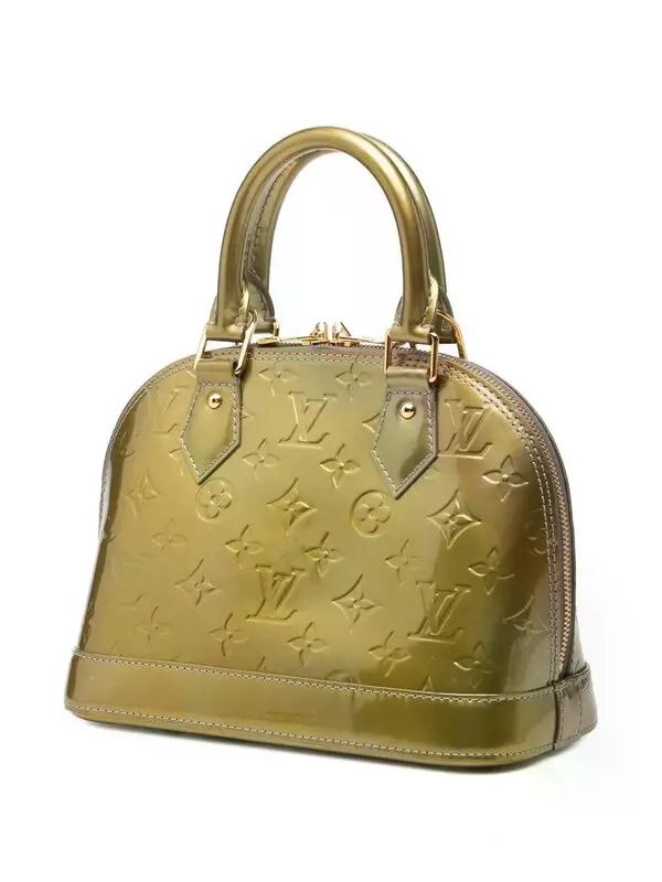 LOUIS VUITTON 2010-2026 Monogram Vernis Alma Bb Satchel