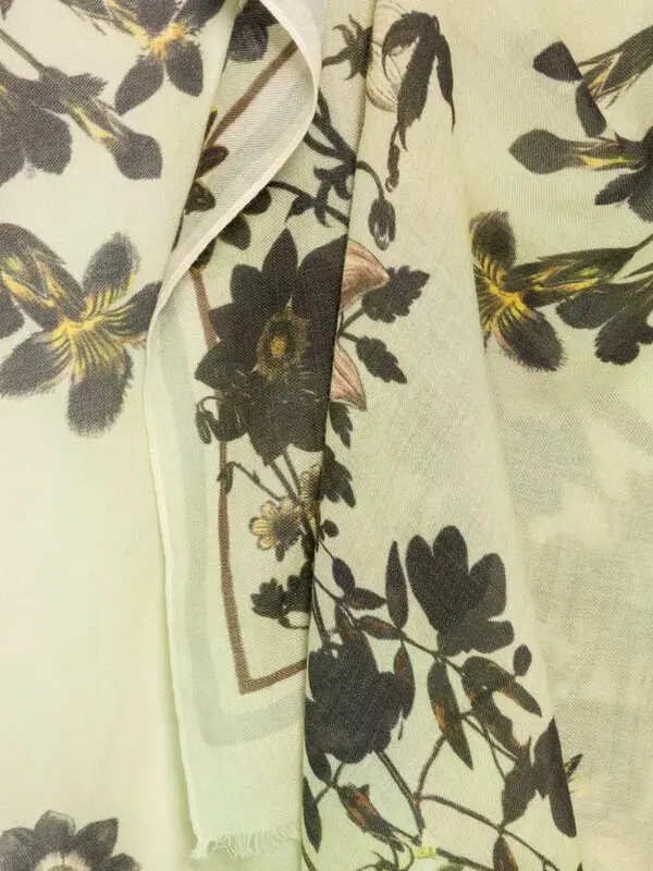 Marc O'polo Floral-print Wool Scarf