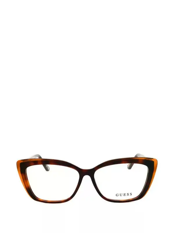 Guess Tortoiseshell-effect Cat-eye Glasses