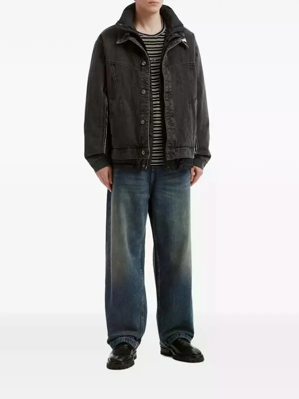 FIVE CM Quilted Panelled Denim Jacket