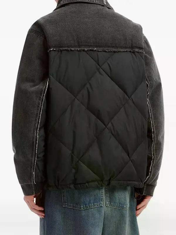 FIVE CM Quilted Panelled Denim Jacket