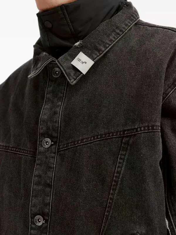 FIVE CM Quilted Panelled Denim Jacket