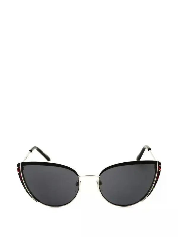 DRAPER JAMES Floral-detail Cat-eye Sunglasses