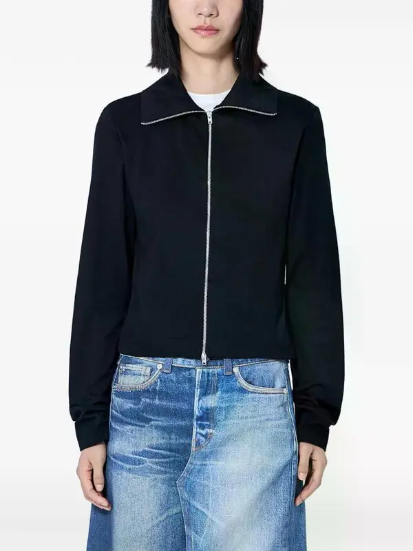 Our Legacy Zip-front Pointed-collar Top