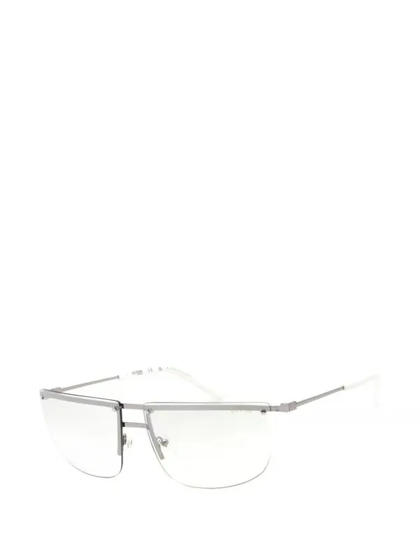 Guess Rectangle-frame Metal Sunglasses - Silver