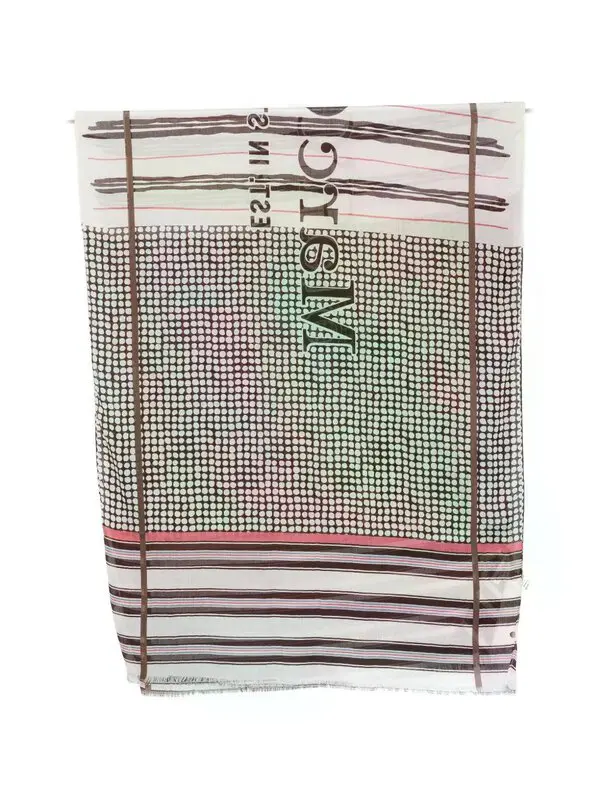 Marc O'polo Logo-print Fringed Scarf