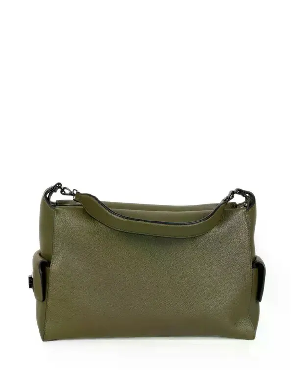 ERMANNO FIRENZE Grained Leather Tote Bag