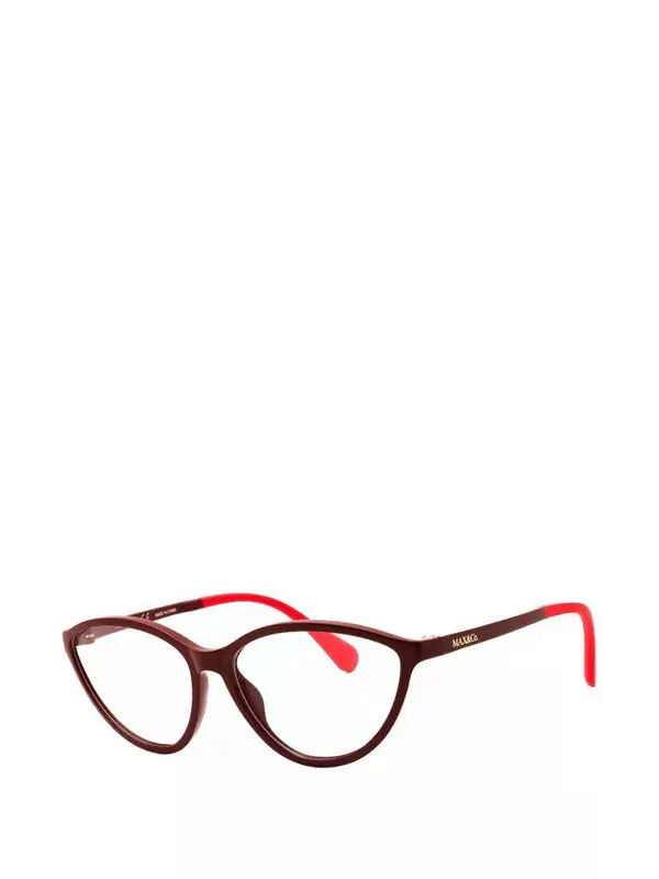 MAX&CO. Logo-detail Cat-eye Glasses - Red