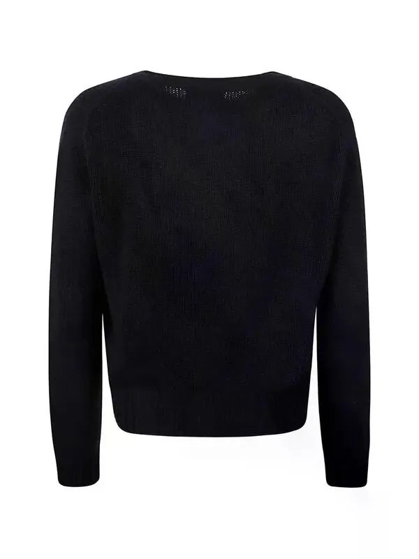 BEYOU Fine-knit Raglan-sleeve Sweater