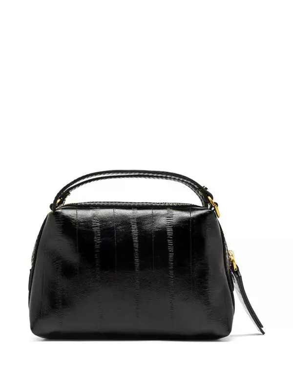 GIANNI BARBATO Eel-effect Top-handle Shoulder Bag