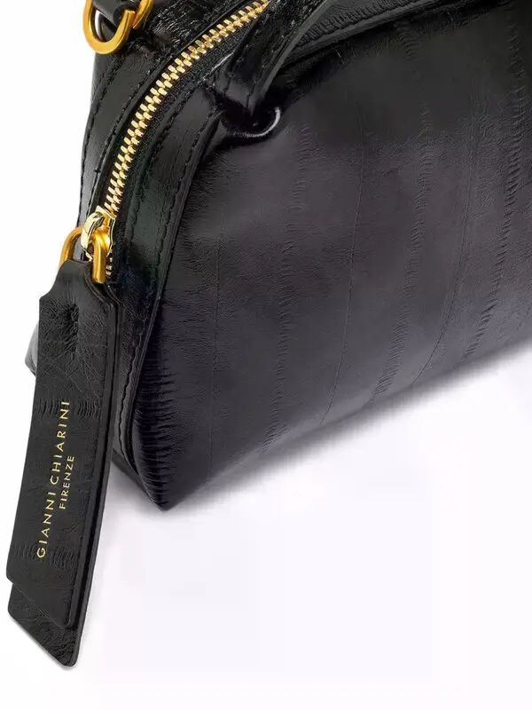 GIANNI BARBATO Eel-effect Top-handle Shoulder Bag