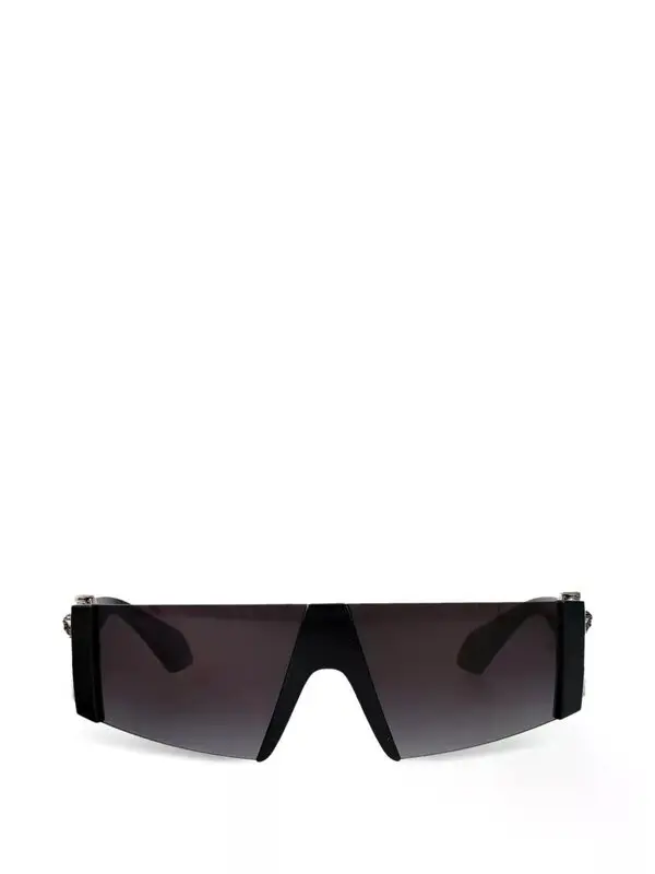 Versace Medusa Mask Geometric-frame Sunglasses - Black
