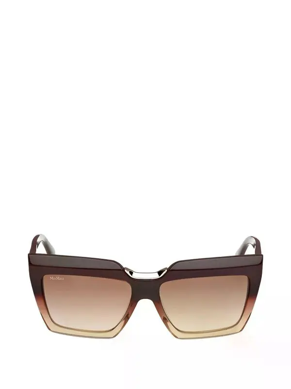 Max Mara Square-frame Sunglasses - Brown