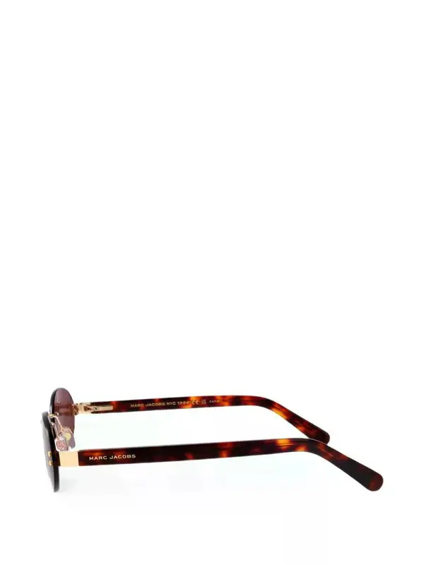 Marc Jacobs Rimless Oval-frame Sunglasses