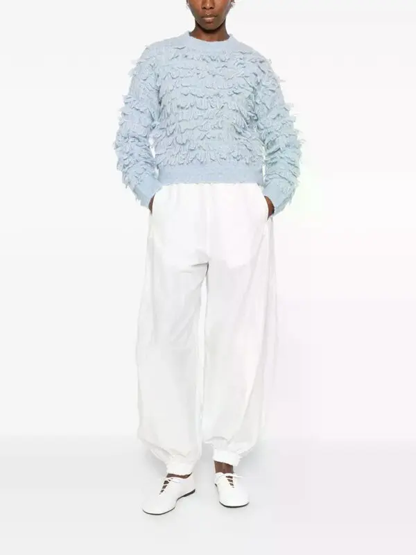 ABSOLUT CASHMERE Yara Fringe-detail Crew-neck Sweater