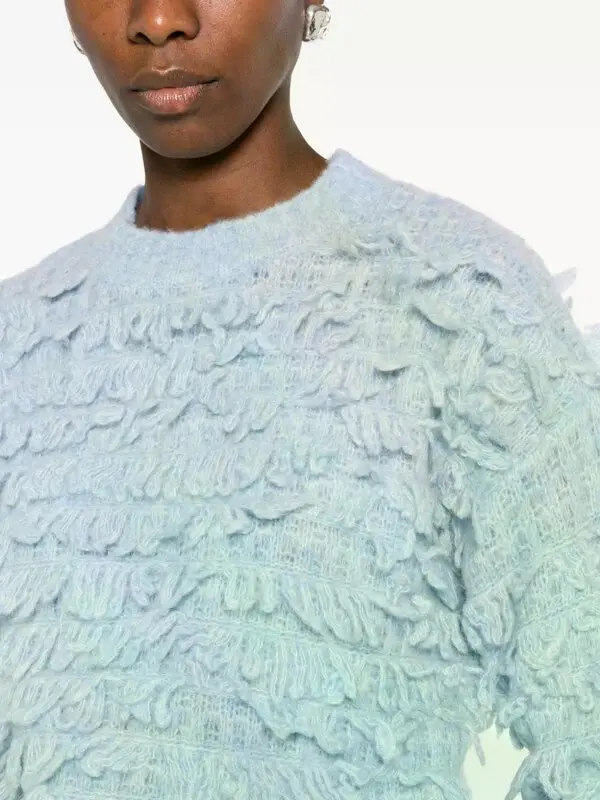 ABSOLUT CASHMERE Yara Fringe-detail Crew-neck Sweater