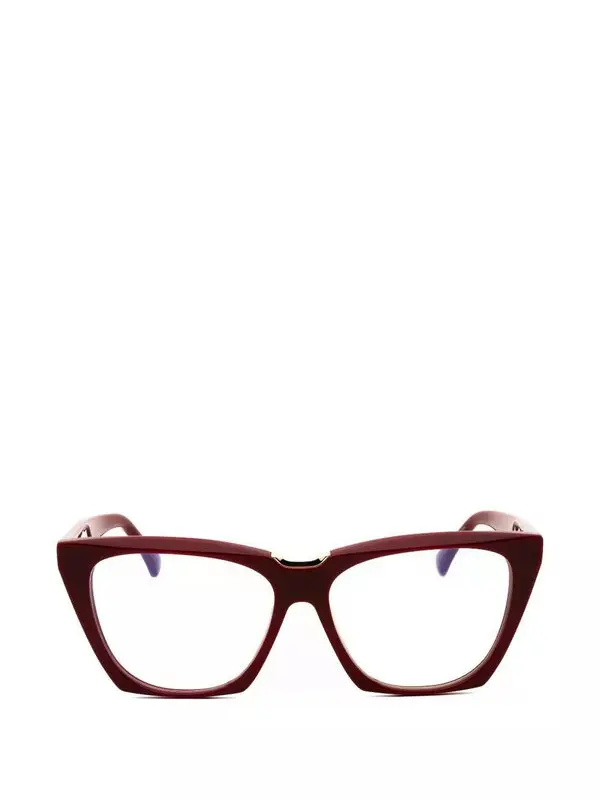 Max Mara Square-frame Eyeglasses - Red
