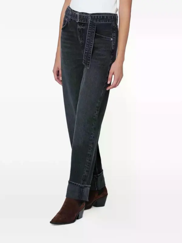 AGOLDE Belted Turn-up Jeans