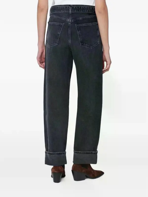 AGOLDE Belted Turn-up Jeans