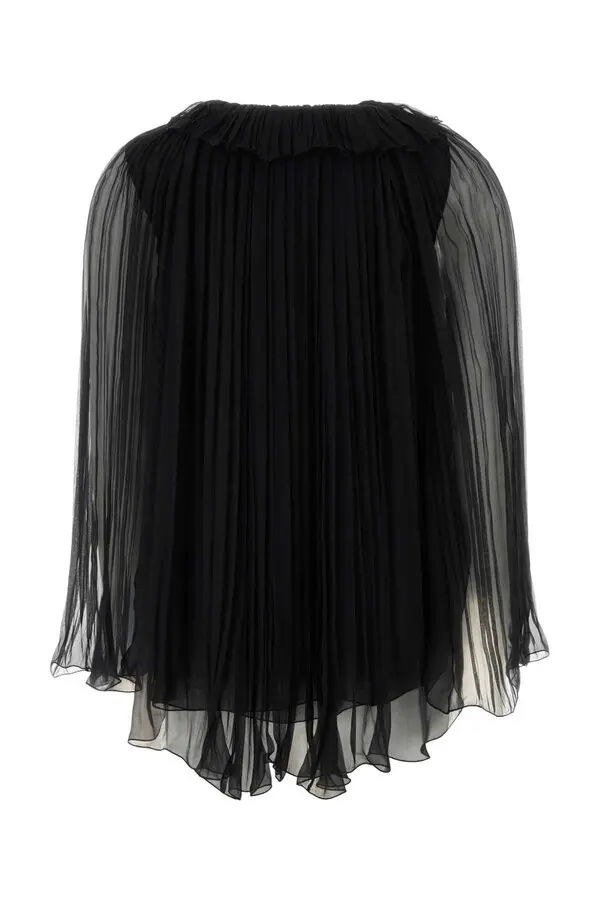 Alberta Ferretti Crepe Blouse