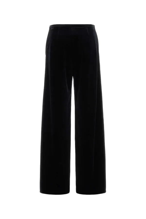 Alberta Ferretti Velvet Palazzo Pant