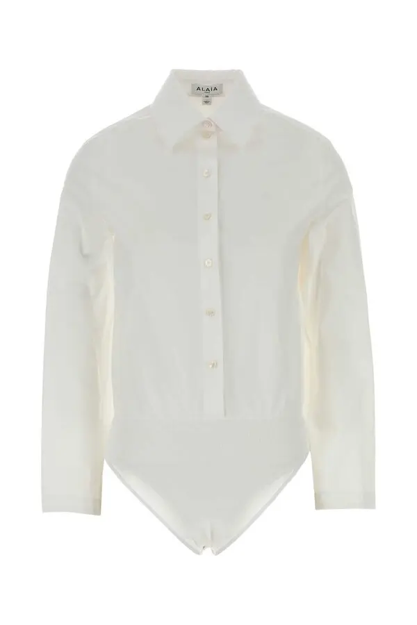 Alaïa Poplin Shirt - White