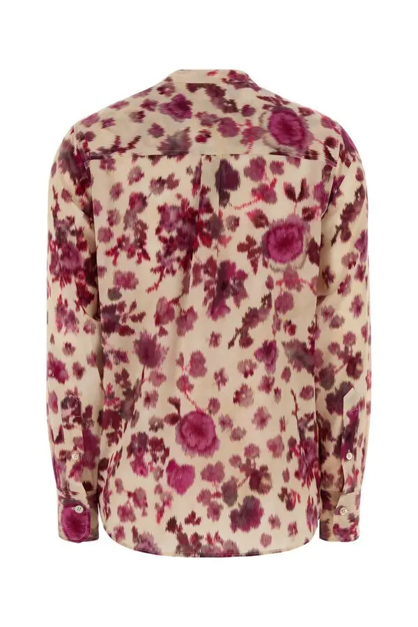 Isabel Marant Étoile Printed Stretch Silk Rusak Shirt - Multicolor