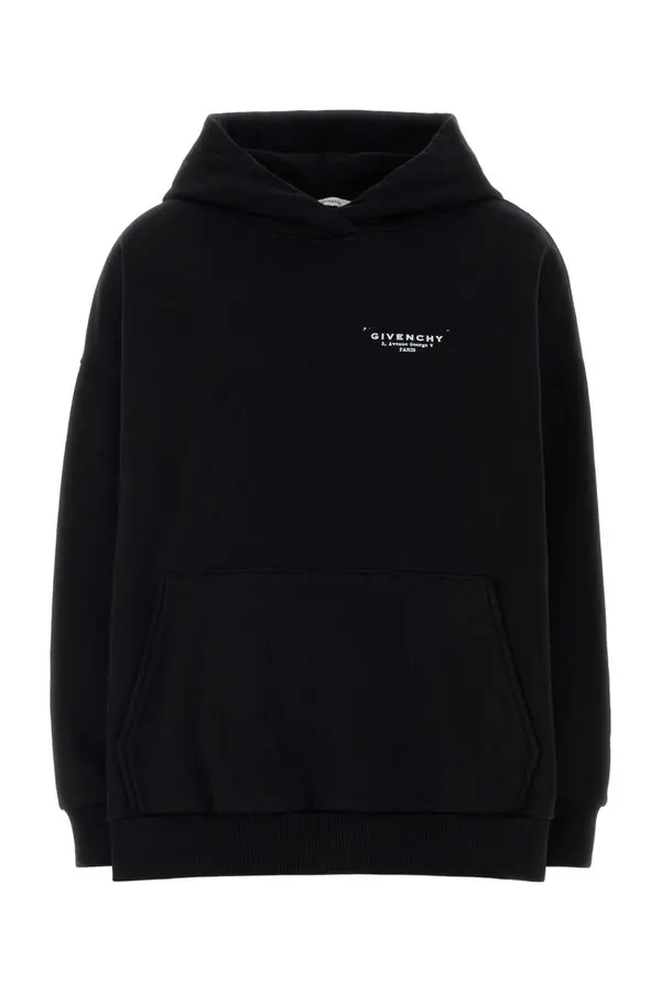 Givenchy Cotton Oversize Sweatshirt - Black